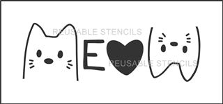8796 - meow stencil