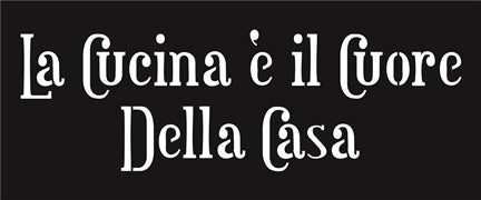 Italian Stencils | The Stencilsmith