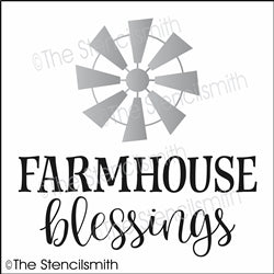 6757 - Farmhouse Blessings (Windmill) stencil