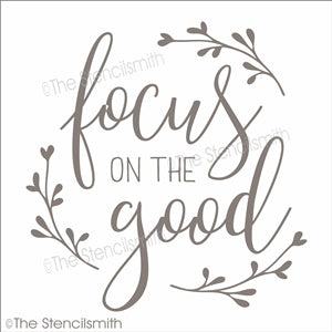 6904 - focus on the good stencil